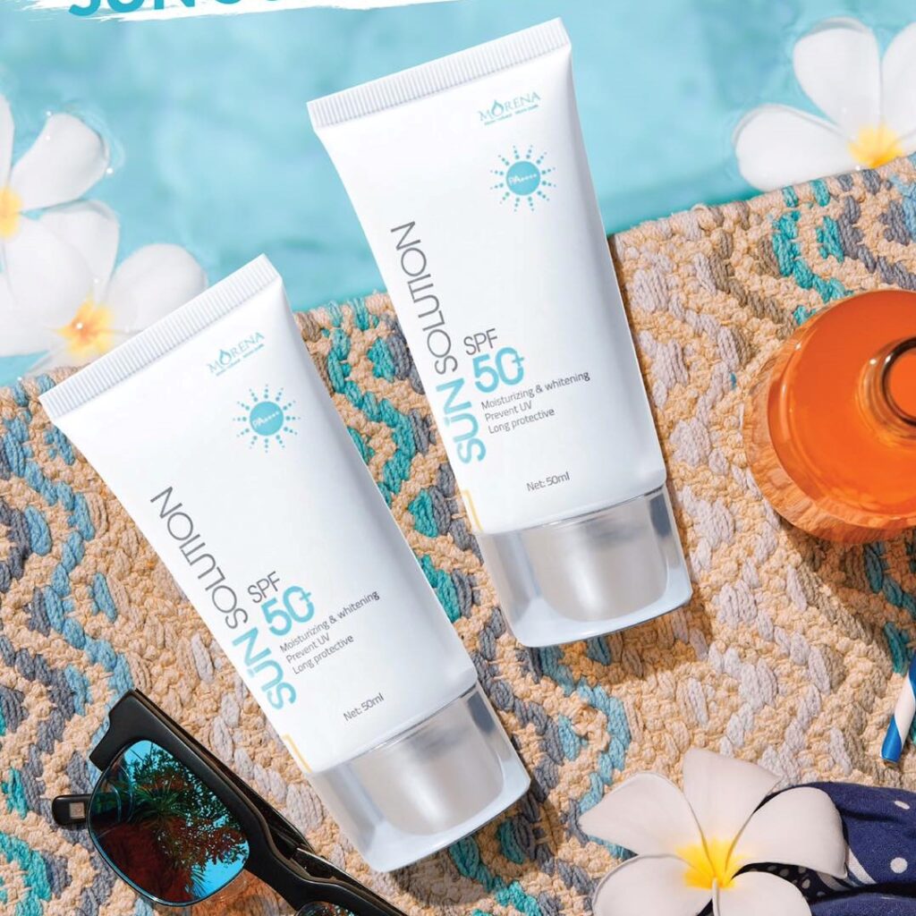Kem Chống Nắng Huyền Phi Morena Sun Solution SPF 50+ PA++++ 50ml